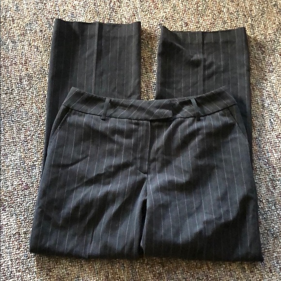 Worthington | Pants & Jumpsuits | Charcoal Pinstripe Slacks | Poshmark
